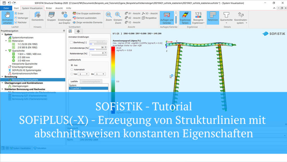 Modellierung FEM – Hochbau – Archiv – derSOFiSTiKEinsteiger