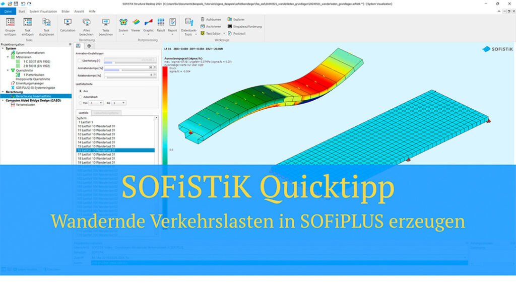 Modellierung FEM – Brückenbau – derSOFiSTiKEinsteiger